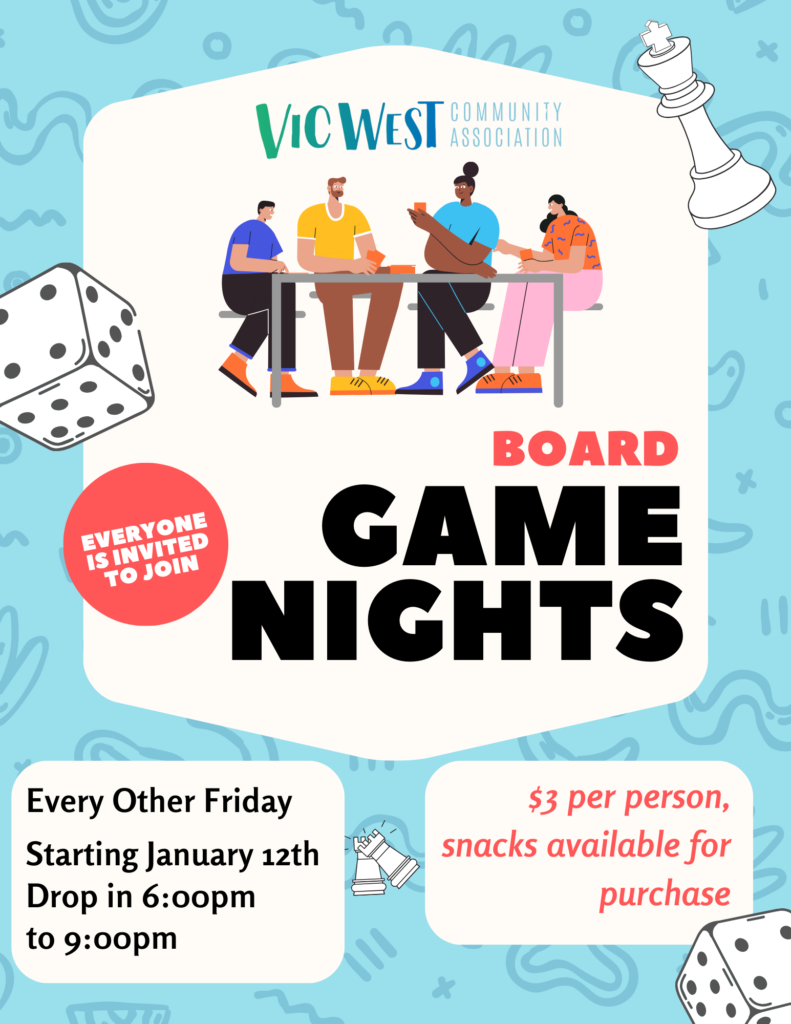 Board Game Nights! - Victoria West Community Association